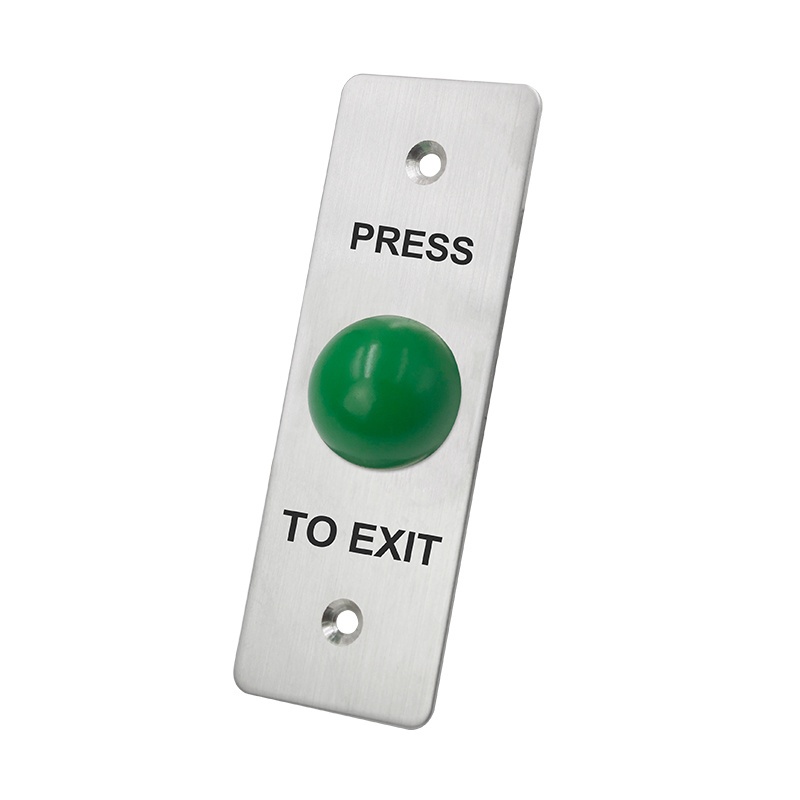 Mushroom Stainless Steel Exit Button EB42M
